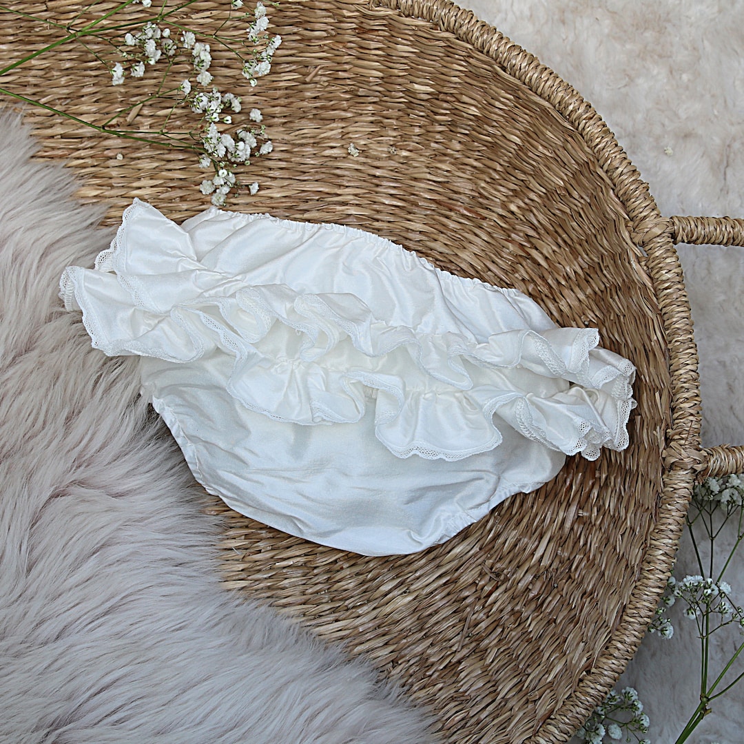 Frilly Pants With Lace - Frilly Knickers - Silk Diaper Cover ...