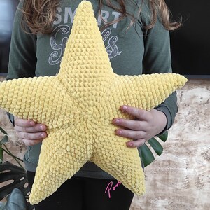 Star Pillow Plush Pattern/ Amigurumi Pattern/ Plush Pillow Crochet ...