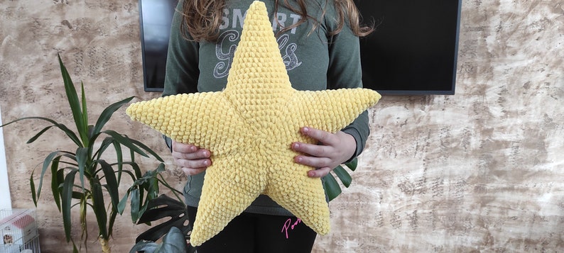Star Pillow Plush Pattern/ Amigurumi Pattern/ Plush Pillow Crochet ...