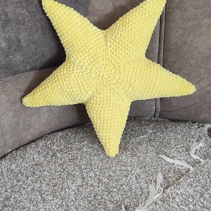Star Pillow Plush Pattern/ Amigurumi Pattern/ Plush Pillow Crochet ...
