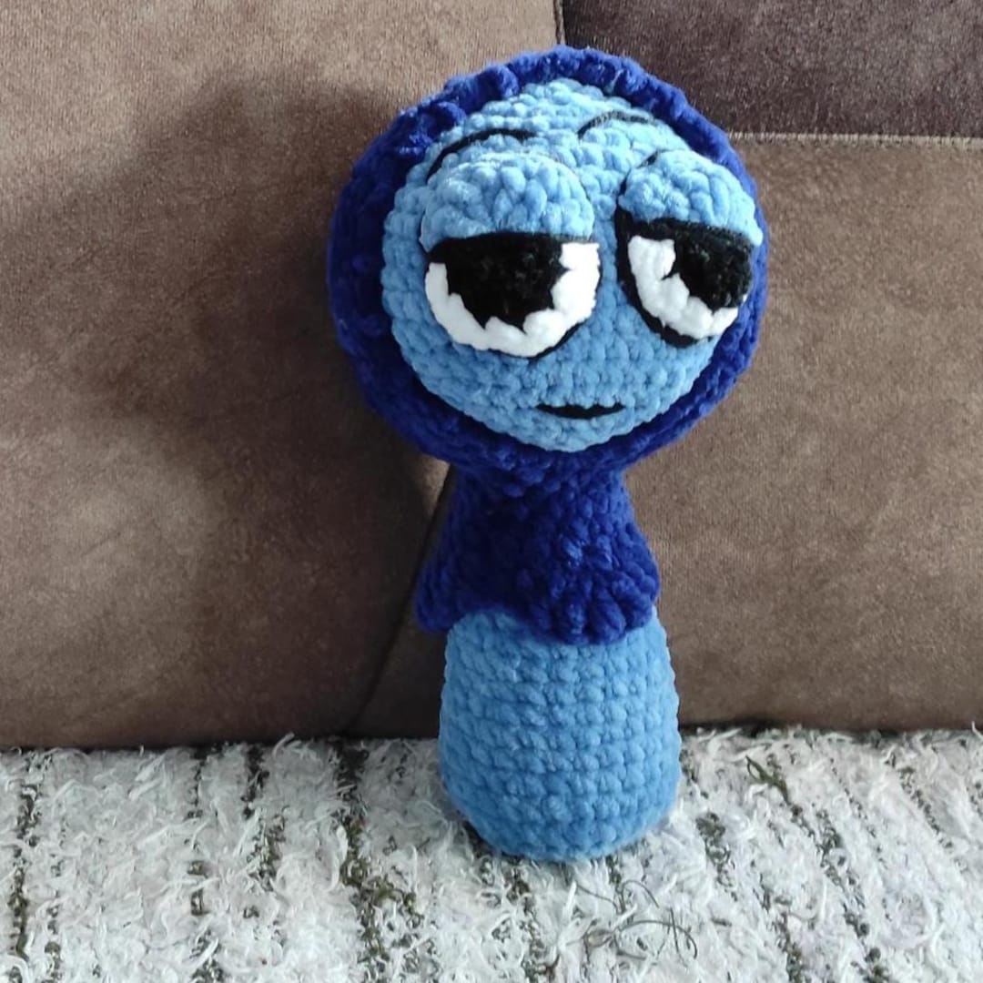 Sprunki Plush Toy Pattern, Amigurumi Crochet Pattern, Sprunki Jevin ...