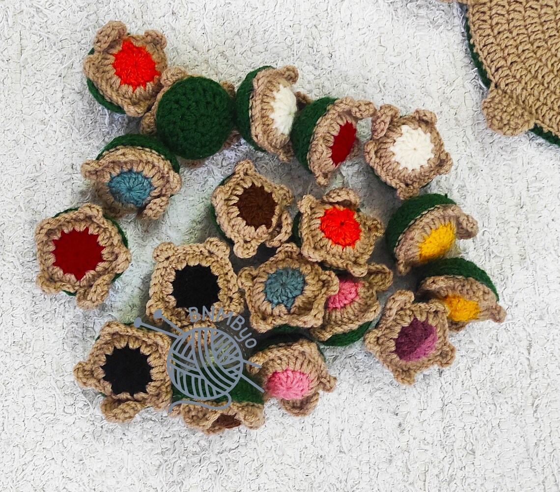 Turtle Crochet Memory Game Crochet Patterns Amigurumi Turtle Amigurumi ...