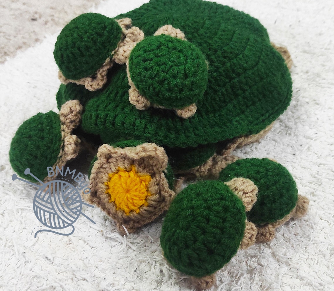 Turtle Crochet Memory Game Crochet Patterns Amigurumi Turtle - Etsy