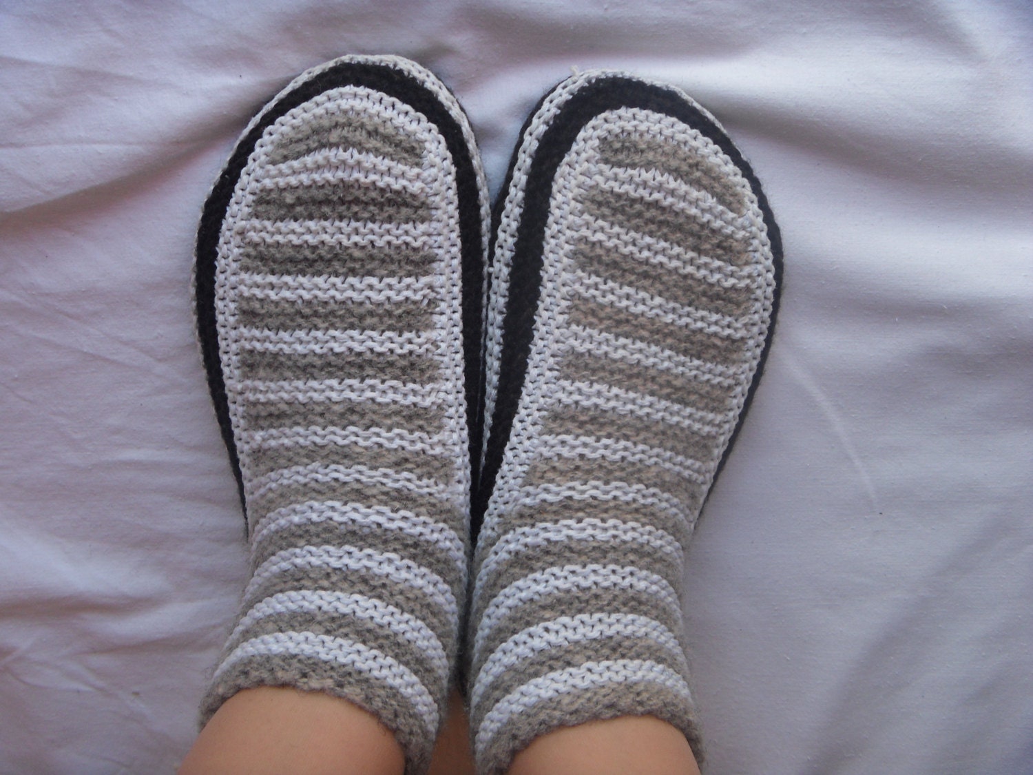 Knitting Patterns Knit Slipper Pattern Knitted Slippers Knit - Etsy