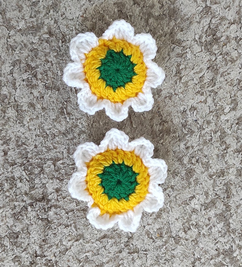Crochet Daisy Memory Game PDF Pattern - Unique Design by Bnmbyo - Etsy ...