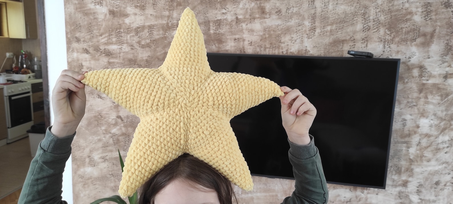 Star Pillow Plush Pattern/ Amigurumi Pattern/ Plush Pillow Crochet ...