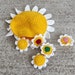 Crochet Daisy Memory Game PDF Pattern - Unique Design by Bnmbyo - Etsy ...