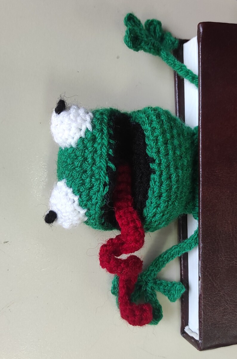 Crochet Frog Bookmark Pattern Amigurumi PDF Perfect for Book Lovers ...