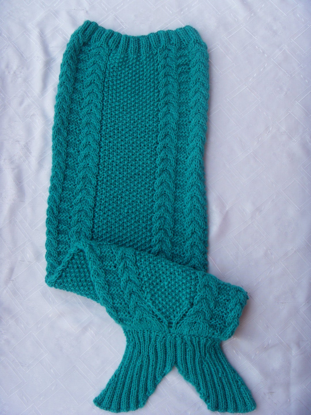 Knitting Pattern Mermaid Mermaid Tail Blanket Mermaid Tail - Etsy