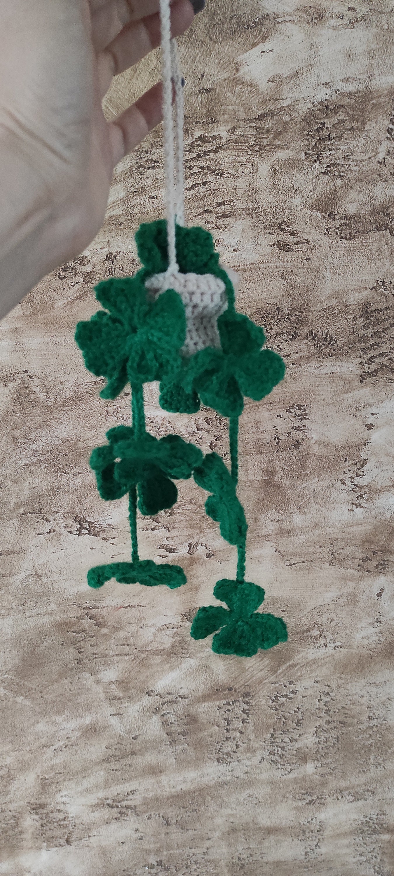 Car Hanging Four Leaf Clover or Hanging on the End of a Bookshel ...