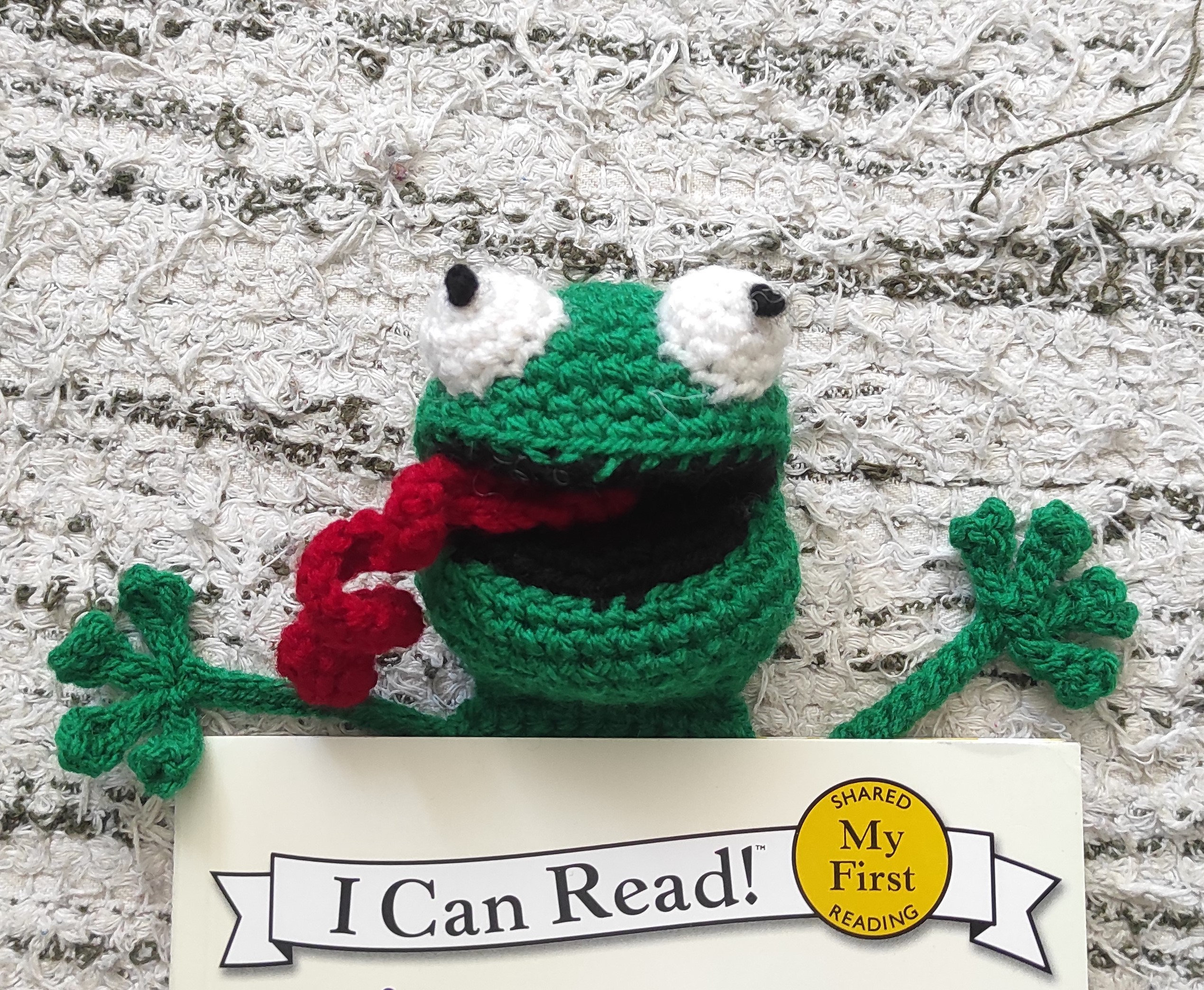 Crochet Frog Bookmark Pattern Amigurumi PDF Perfect for Book Lovers ...