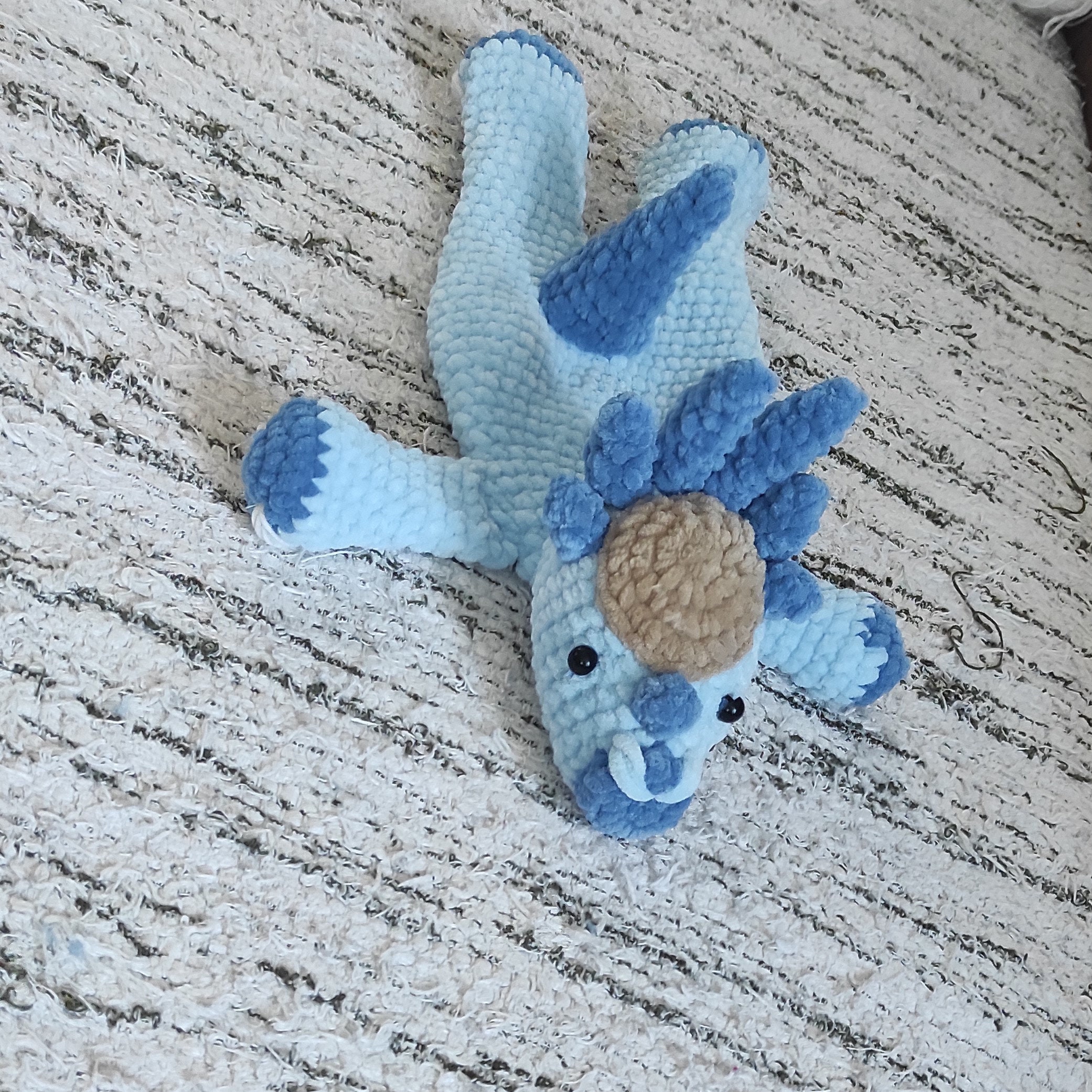 Crochet Dinosaur Snuggler Pattern Amigurumi Plush Dino Crochet Plushies ...