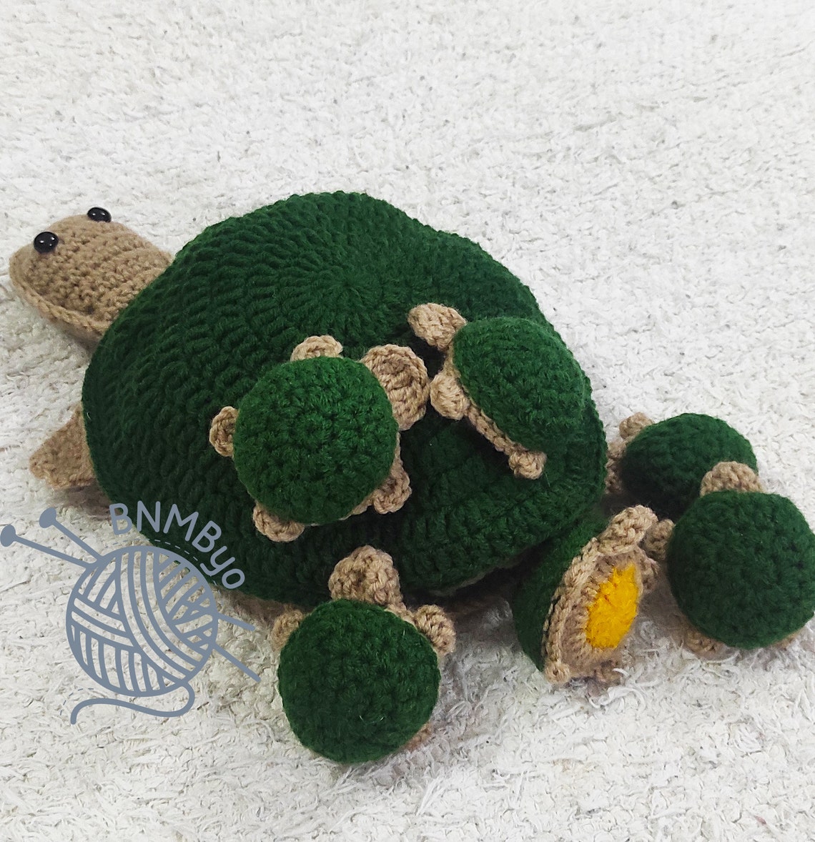 Turtle Crochet Memory Game Crochet Patterns Amigurumi Turtle - Etsy