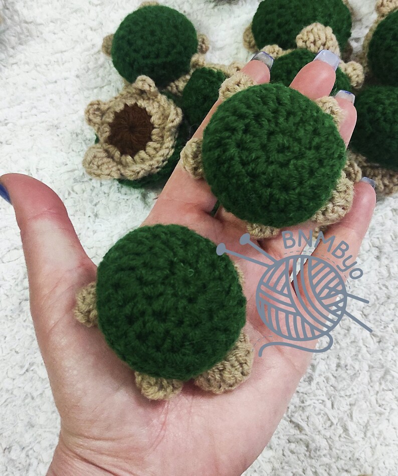 Turtle Crochet Memory Game Crochet Patterns Amigurumi Turtle Amigurumi Pattern Tutorial PDF ...