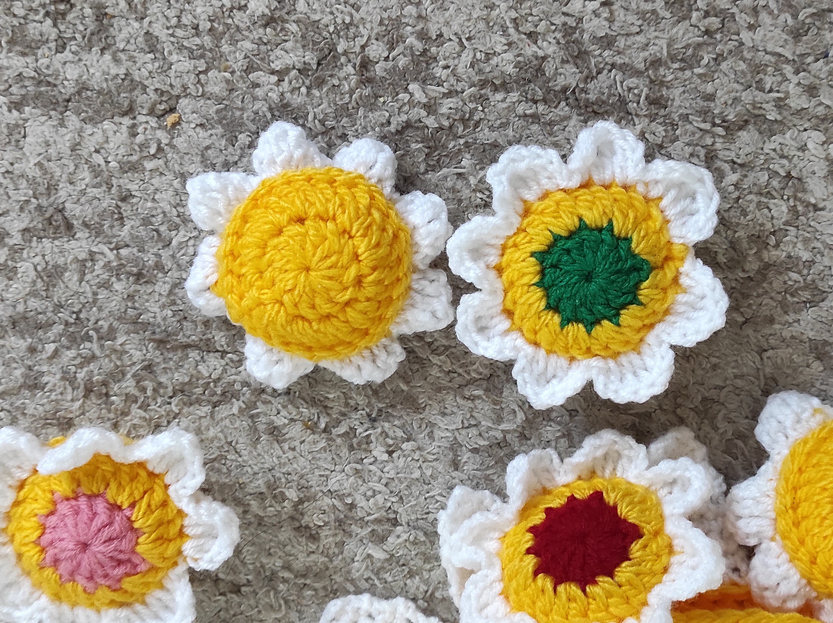 Crochet Daisy Memory Game PDF Pattern Unique Design by - Etsy Canada