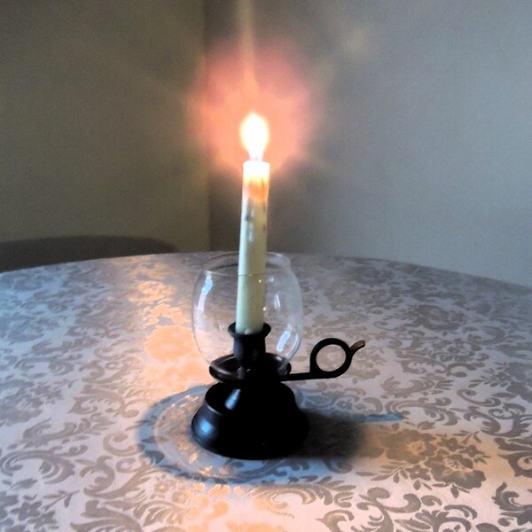 Candlestick Holder With Globe - Etsy