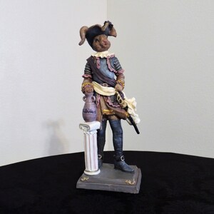 Renaissance Rabbit Musketeer Pirate Statue Easter Bunny Display. - Etsy