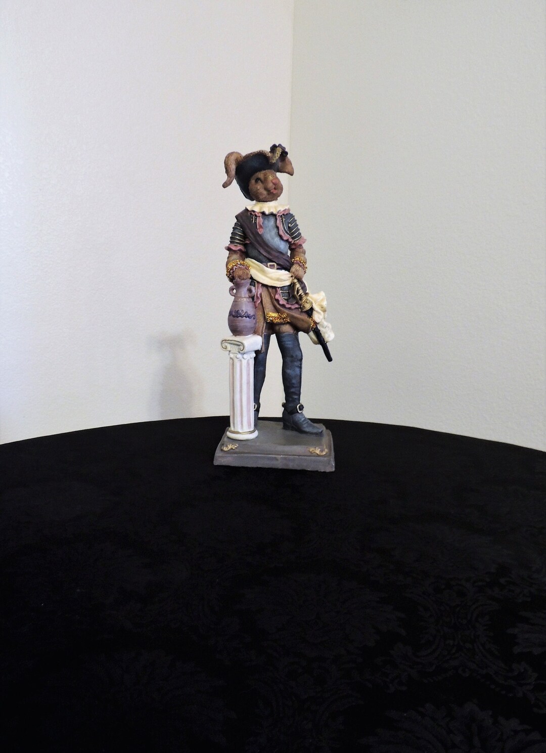 Renaissance Rabbit Musketeer Pirate Statue Easter Bunny Display. - Etsy
