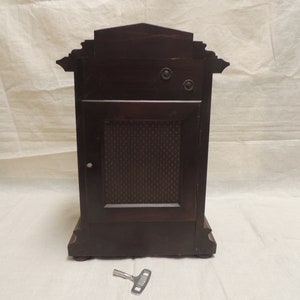 Early 1900s Kienzle Mahogany Mantel Clock Bracket Clock Hand Painted ...