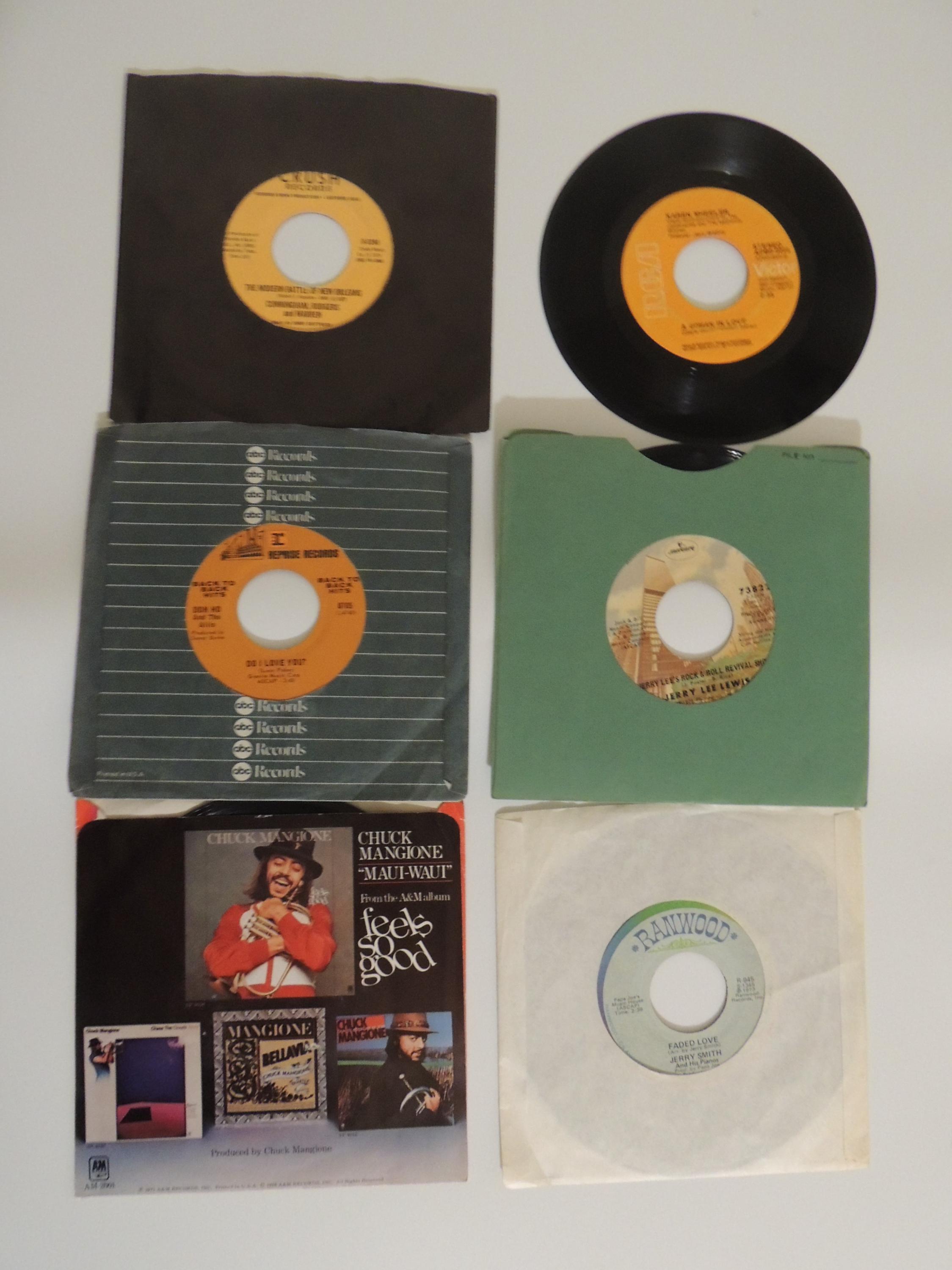 Six 1960's and 70's 45 Vinyl Records. - Etsy