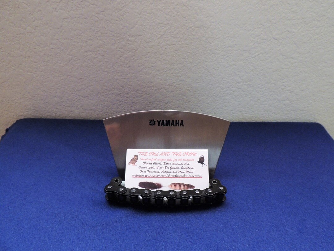 Rare Yamaha Dealership Business Card Holder, Motorcycle, Motor Cross ...