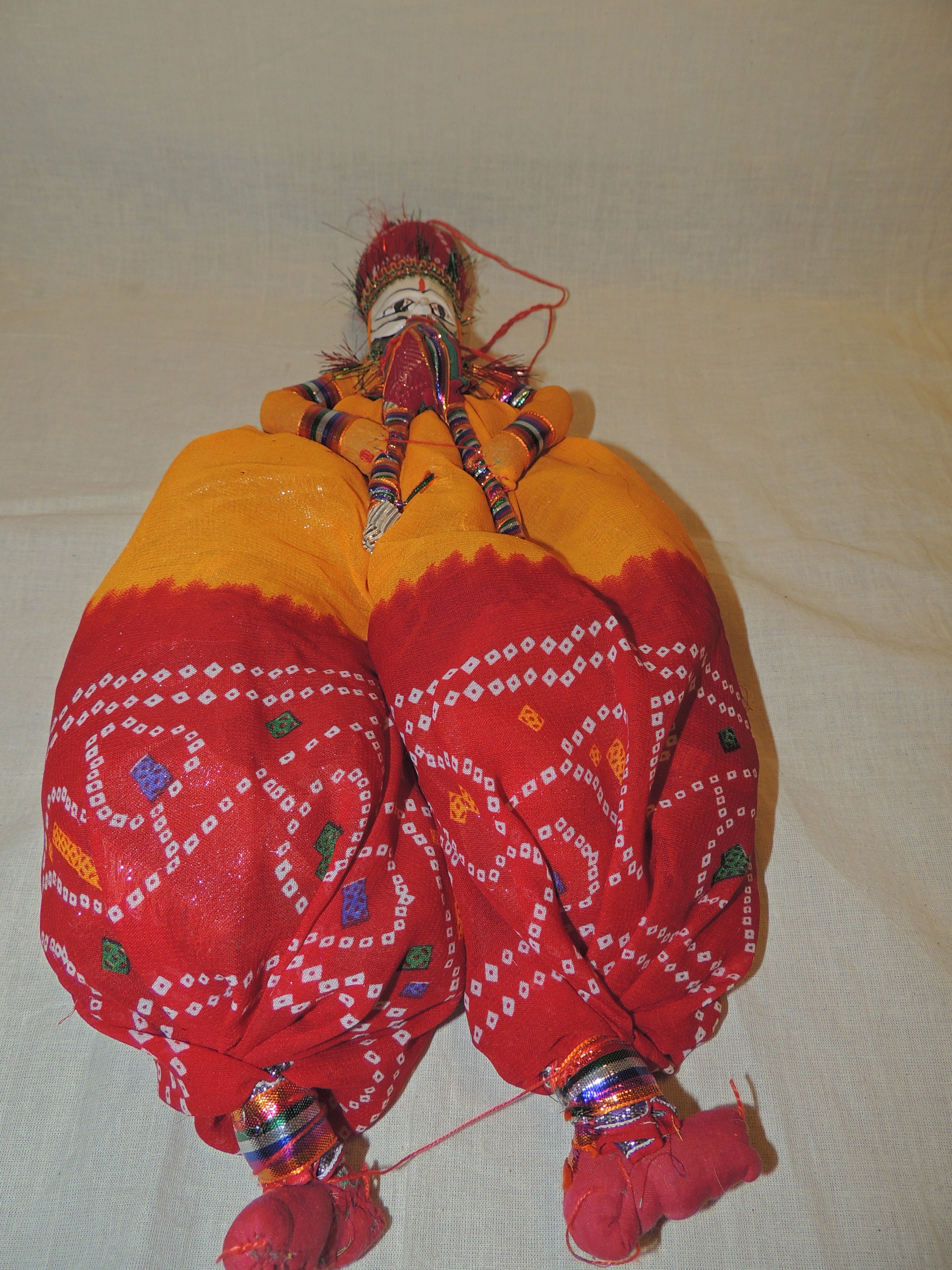A Pair of Vintage East Indian Puppet Dolls Marionette | Etsy