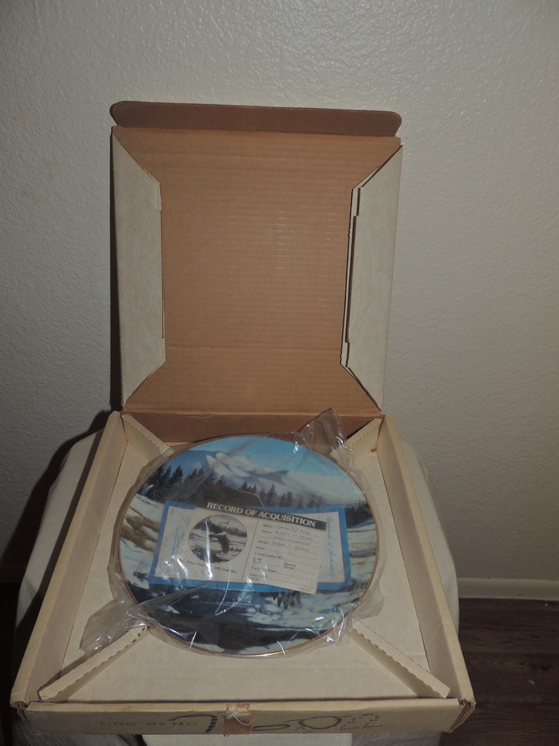 1988 Collector's Plate, Fierce and Free, the Goshawk From the Majesty ...