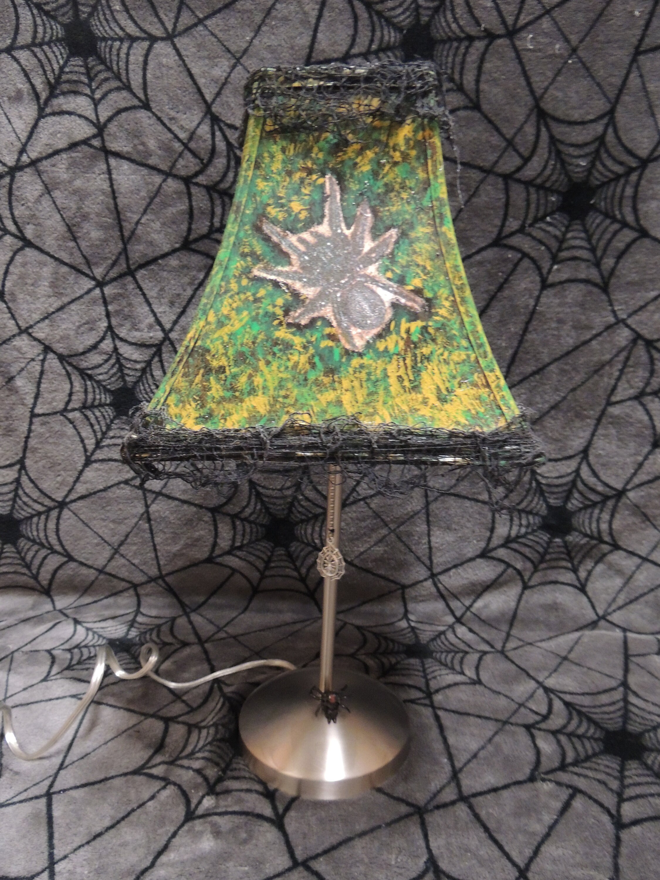 Creepy Spider Arachnid Table Lamp Light Tarantula Brazilian | Etsy