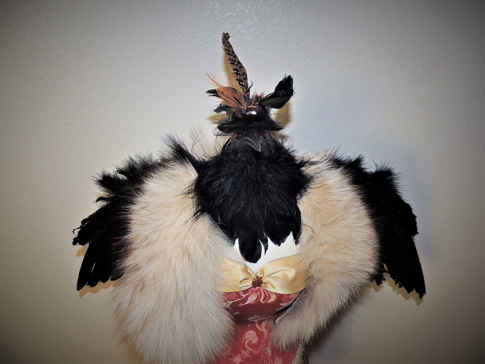 Handmade Over 3 Feet Tall Lady Raven Victorian Gothic - Etsy