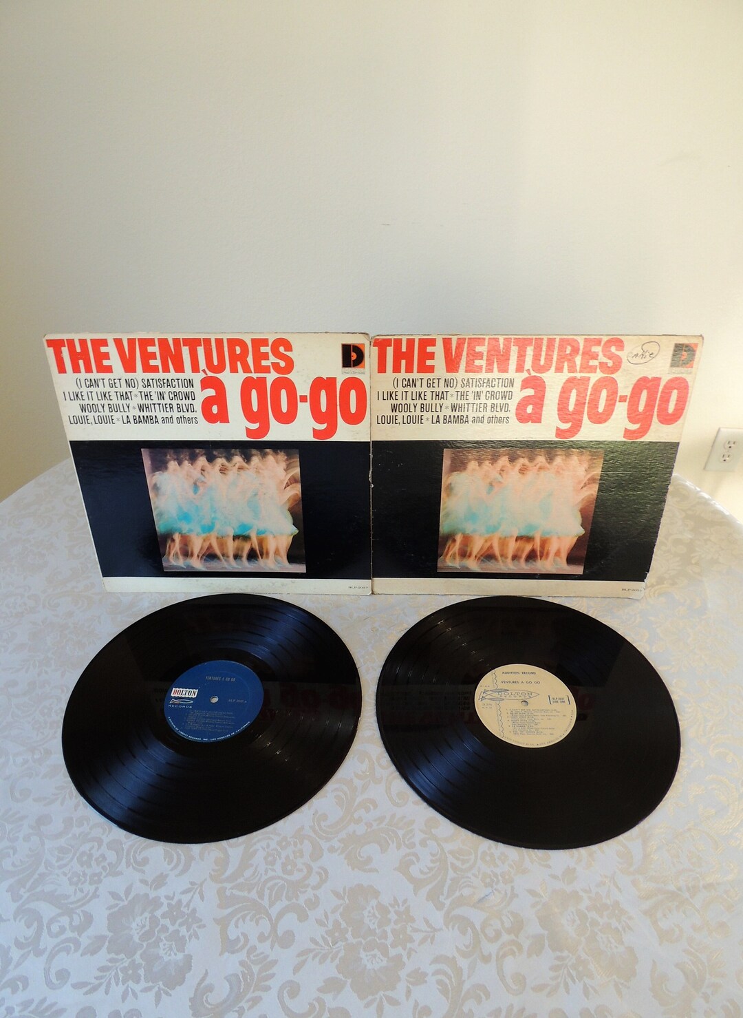 Rare Vintage 1964 / 1965 Audition Record and First Press Album the Ventures A Go Go, BLP 2037 ...