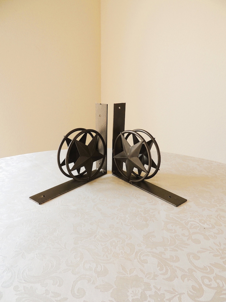 Vintage Metal Shelf Brackets With Double Star Décor. - Etsy