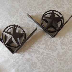 Vintage Metal Shelf Brackets With Double Star Décor. - Etsy