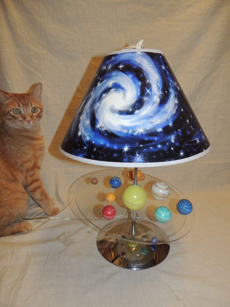 P.J. Kids Solar System Lamp Planets Galaxy Stars Glow in | Etsy