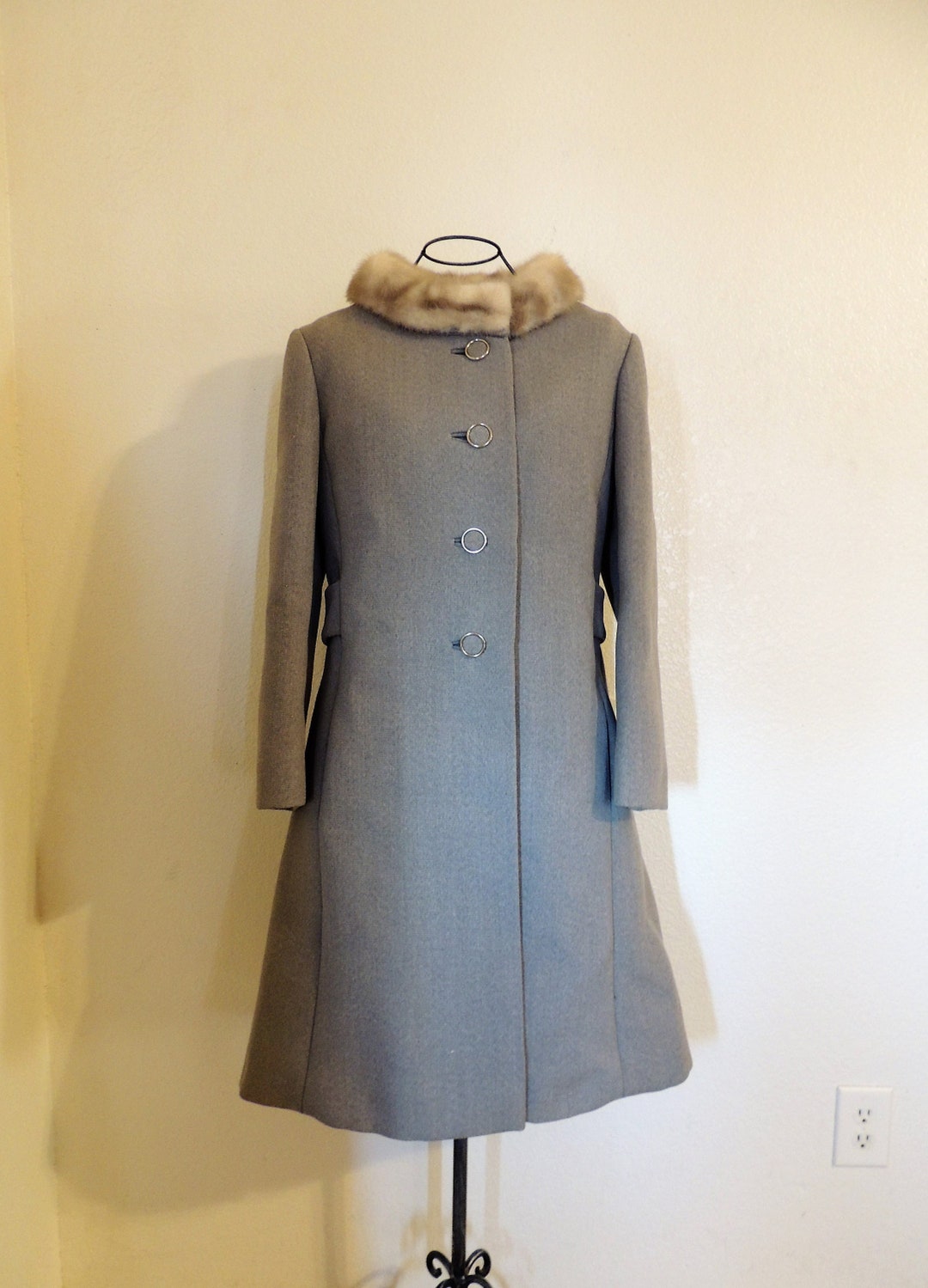 Vintage molly Ann Wool and Sable Collar - Etsy