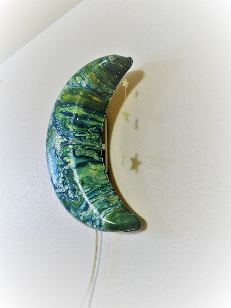 Up Cycled IKEA the Smila Moon Light Wall Hanging Cup Pour - Etsy