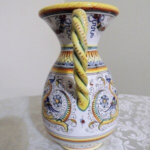 Vintage Mario Sambuco Deruta Italy Pottery Vase. - Etsy