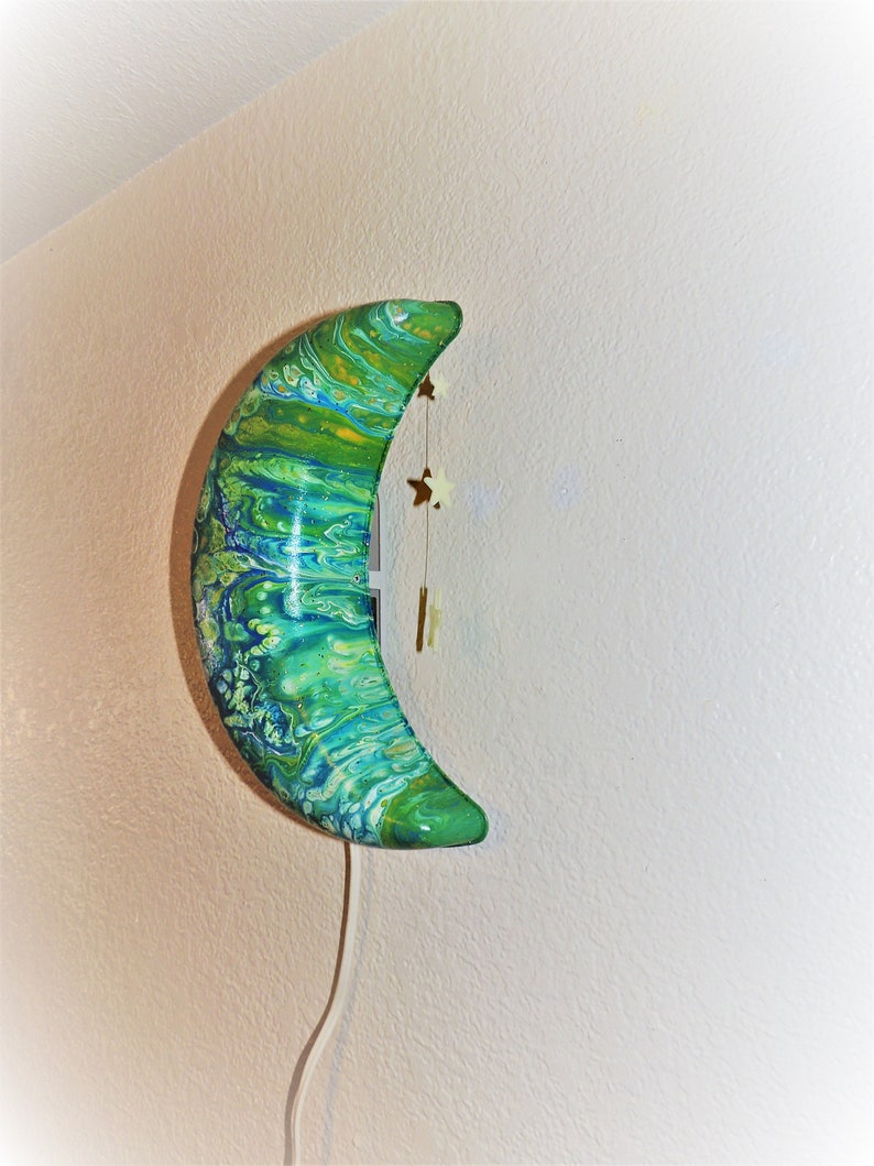 Up Cycled IKEA the Smila Moon Light Wall Hanging Cup Pour - Etsy