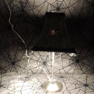 Creepy Spider Arachnid Table Lamp Light Tarantula Brazilian - Etsy