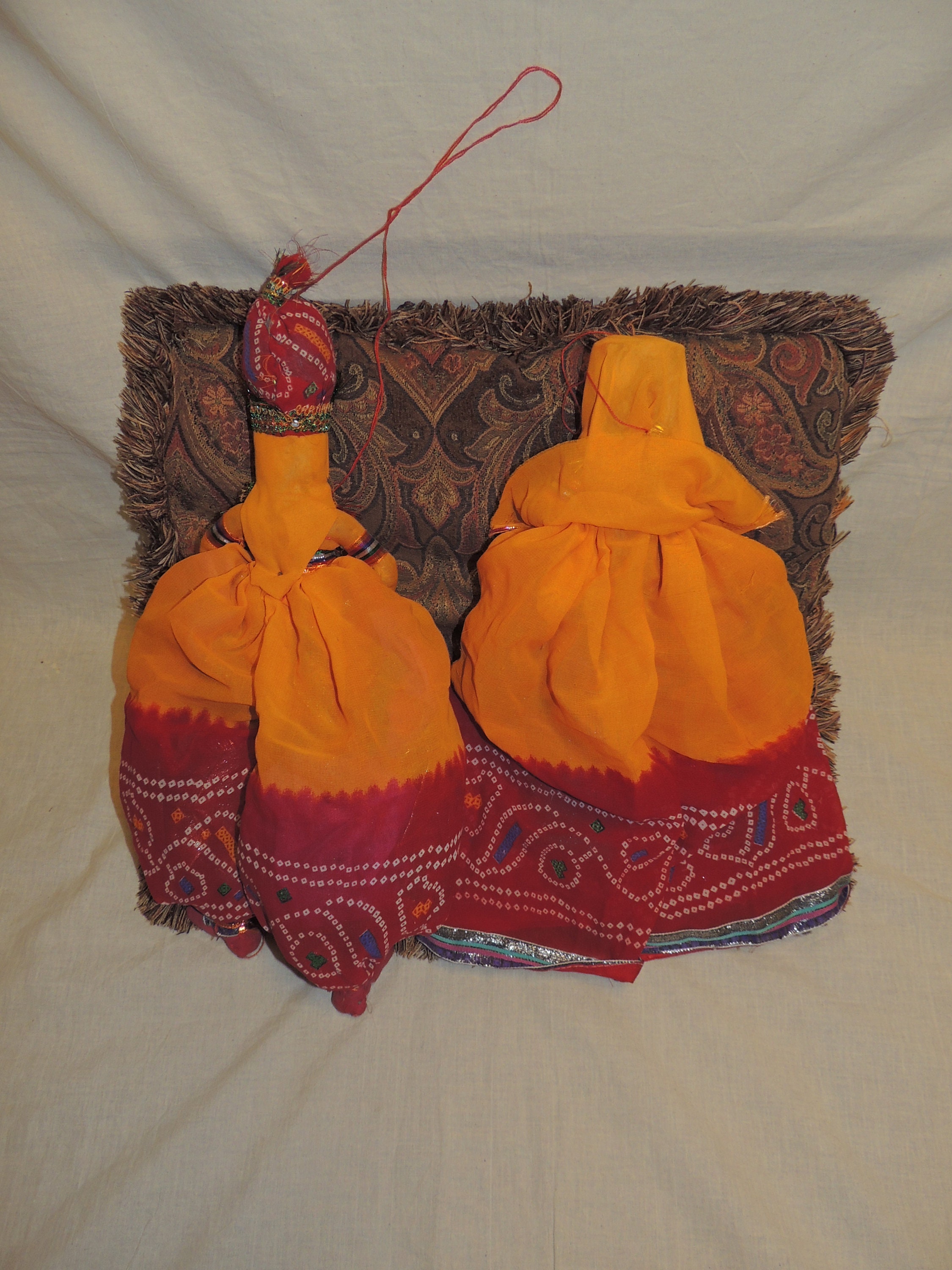 A Pair of Vintage East Indian Puppet Dolls Marionette | Etsy