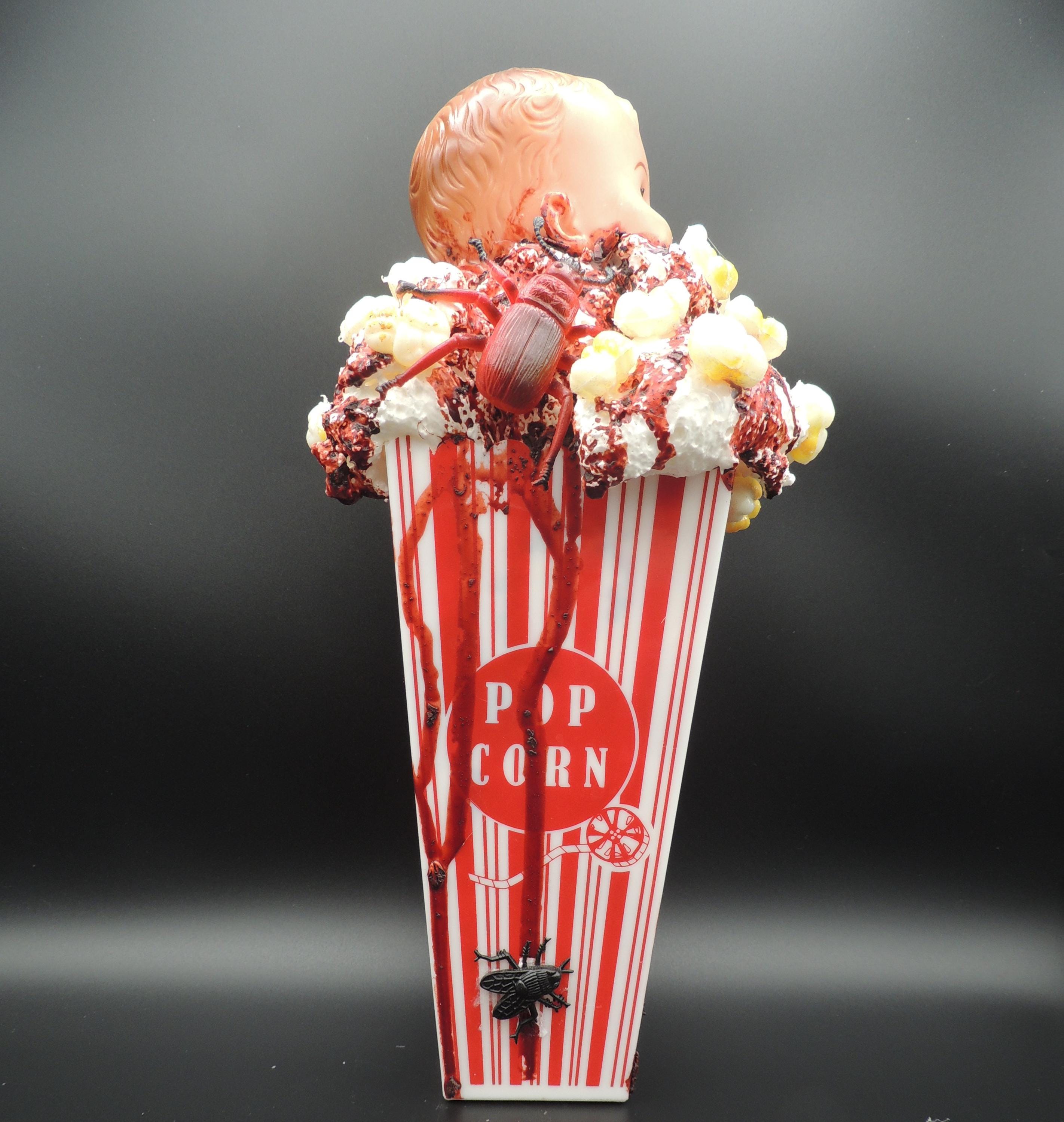 Bloody Creepy Doll Faux Movie Theater Popcorn Halloween Display. - Etsy