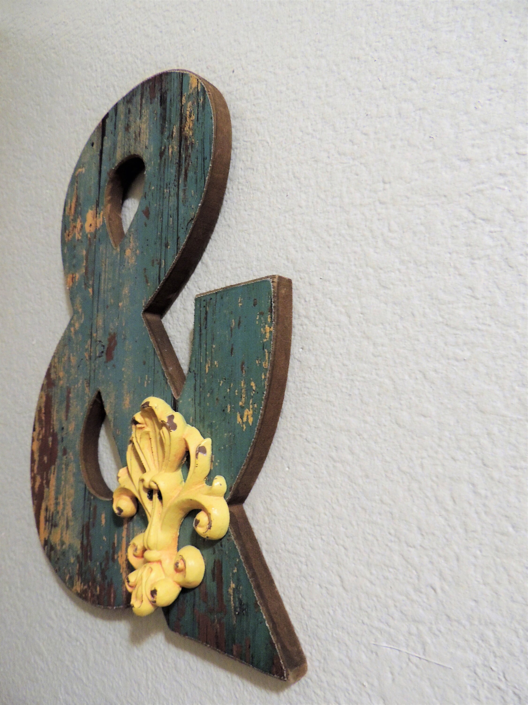 Wooden Ampersand Sign Shabby Chic Wall Hanging / Decor - Etsy