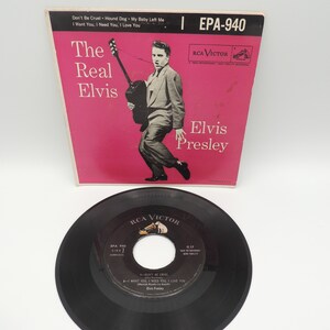 RARE. 1956 Elvis Presley 45 Vinyl Record. - Etsy