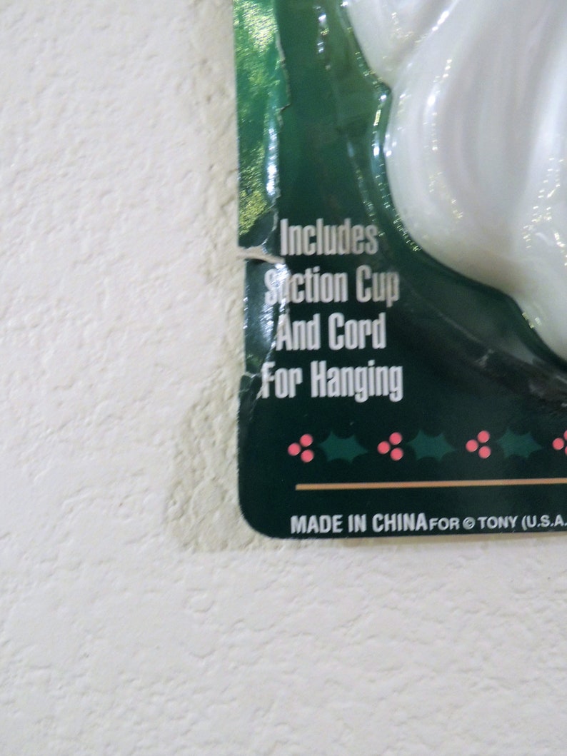 Vintage Christmas Display Winking Blinking Santa Clause Lighted Window ...