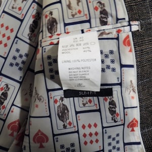 Vintage Ladies Poker Jacket by "cavani" of the U.K. Size Medium, Gray ...