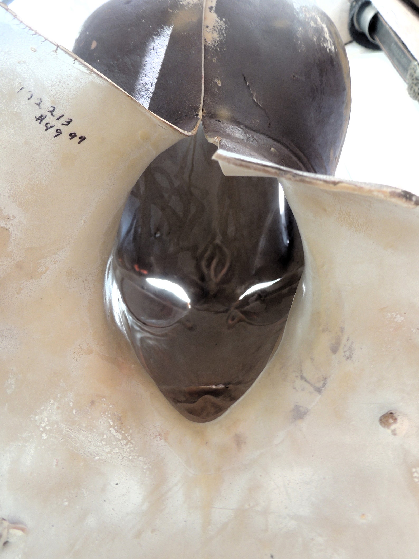 Rare 1980's Alien Latex Mask, Jordu Schell Numbered 172213 Halloween ...