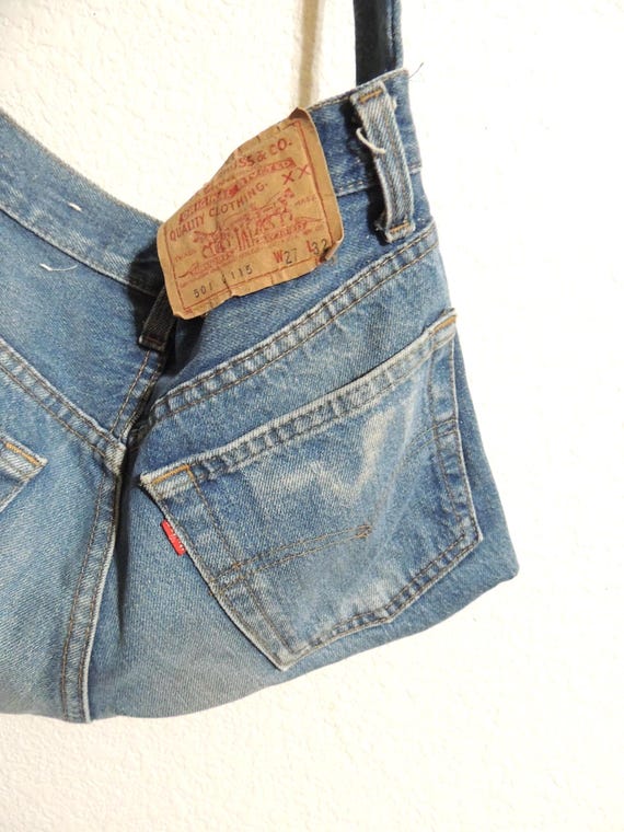 Pre 1971 Repurposed Levi Red Tag Handbag. - Gem