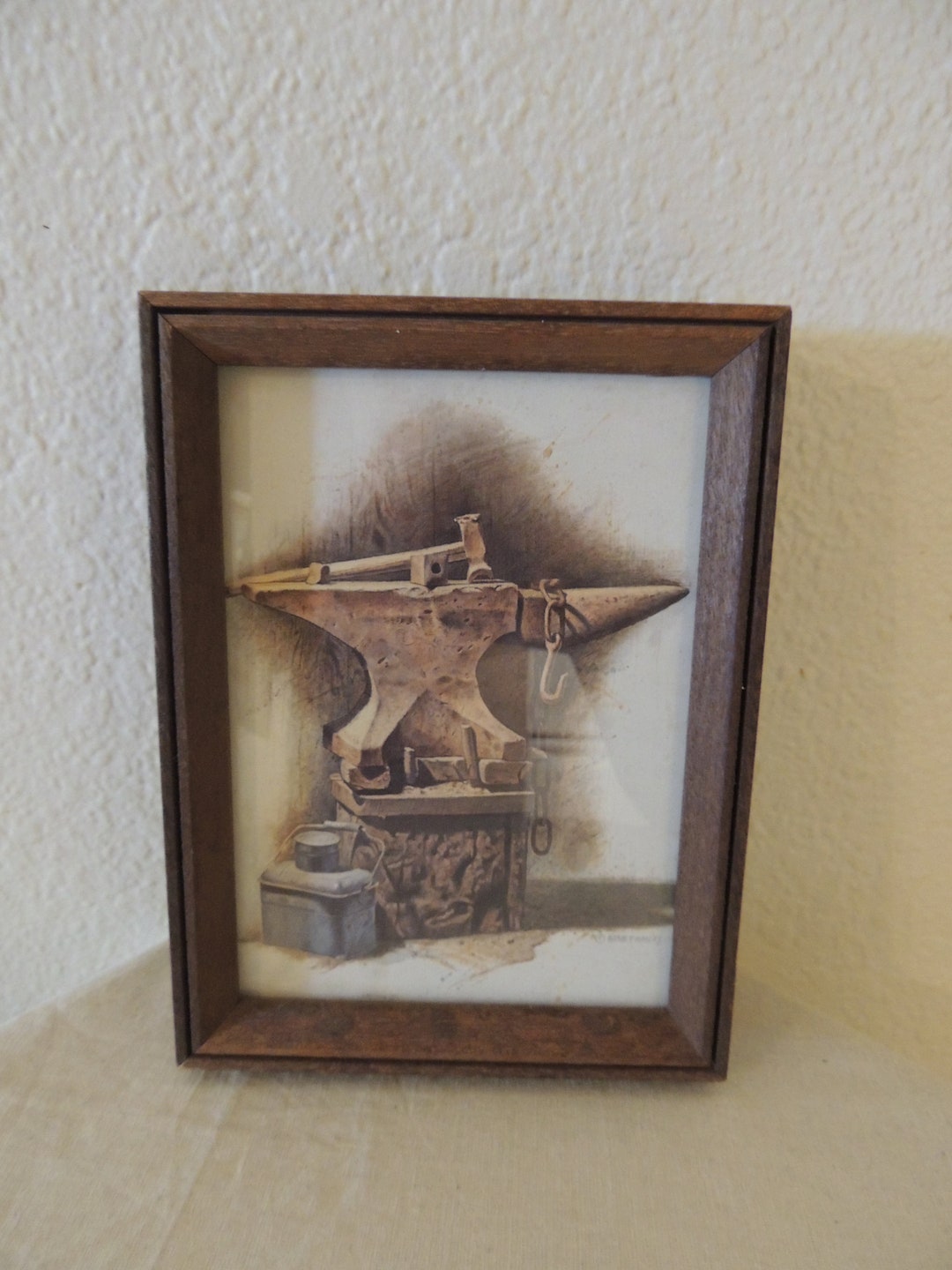 Set of 2 Vintage Gene Franks Prints the Lantern and the Anvil Vintage ...