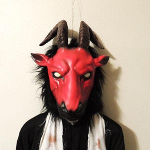 Life Size Halloween Prop Baphomet, Satan, Goat Demon Tree Hanger. - Etsy