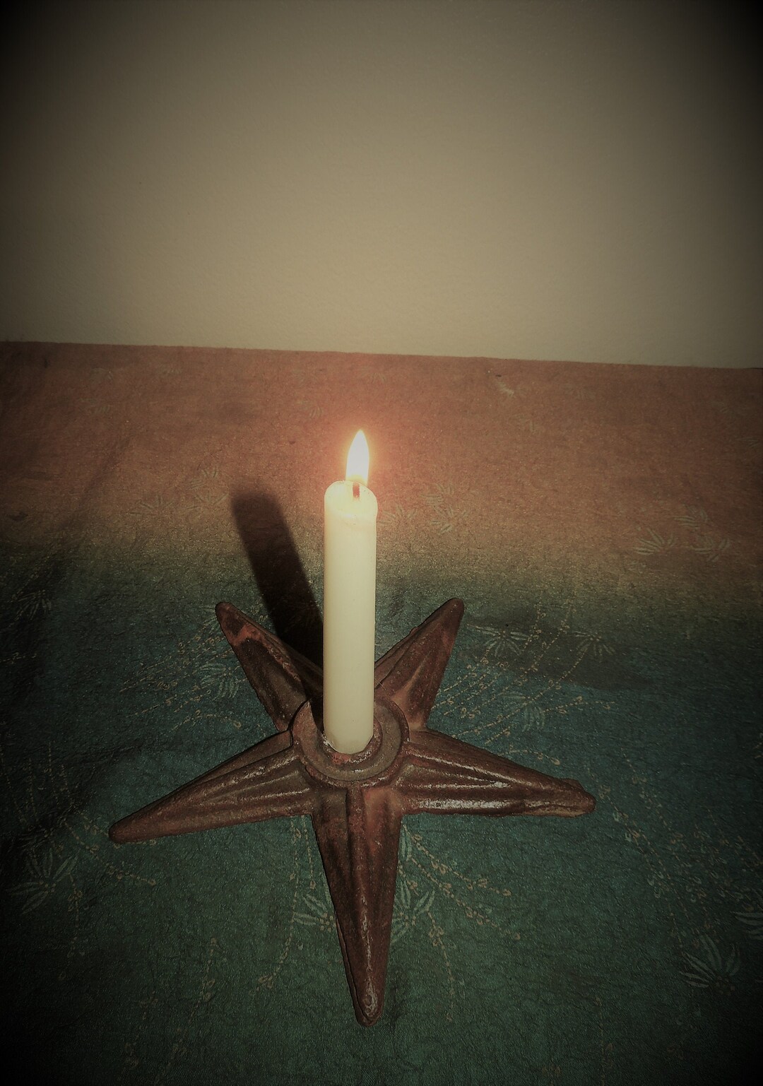 Antique Cast Iron Star Masonry Architecture Rustic Decor Western Decor ...