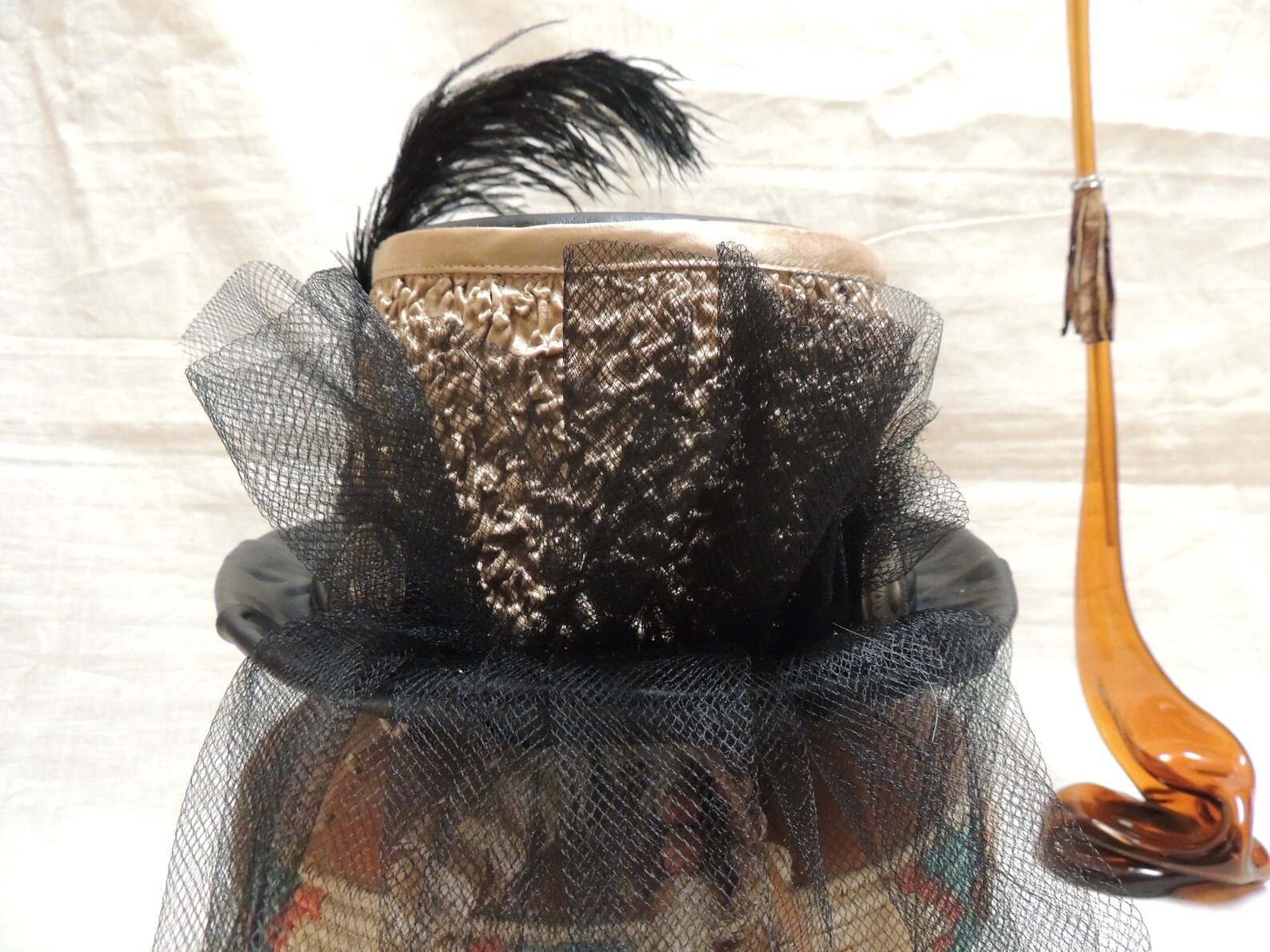 Woman's Top Hat Top Hat With Veil Bolero Top Hat - Etsy